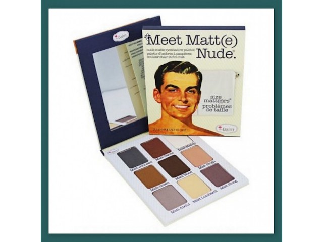 Senka Za Oči Paleta Meet Matt(e) the Balm Cosmetic USA