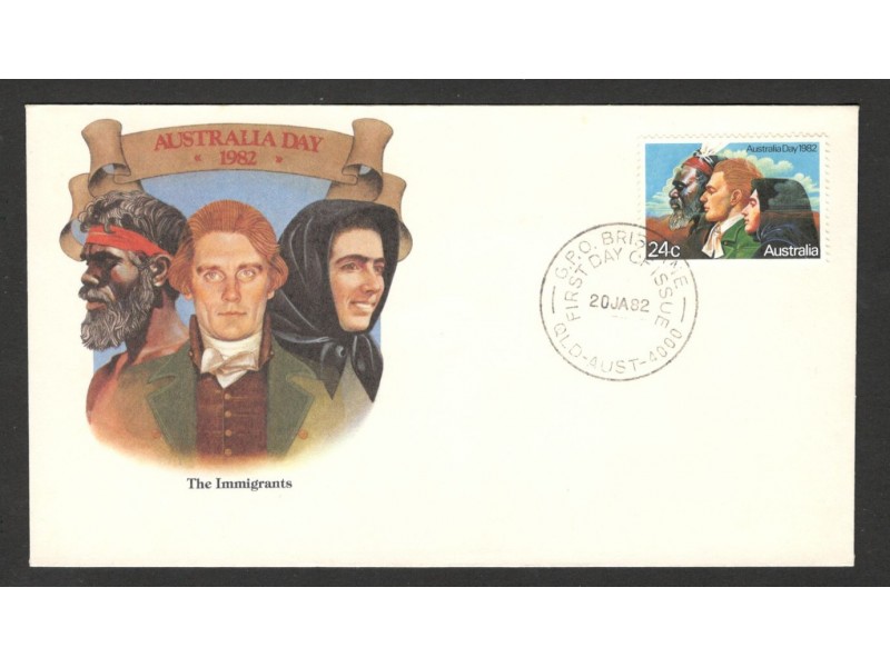 AUSTRALIJA-FDC DAN AUSTRALIJE -1982.