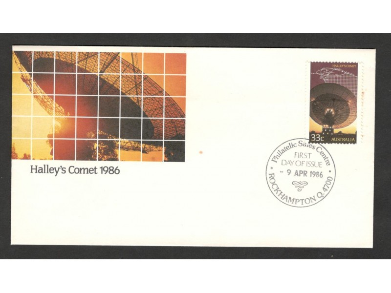 AUSTRALIJA - FDC HALEJVA KOMETA - 1986.