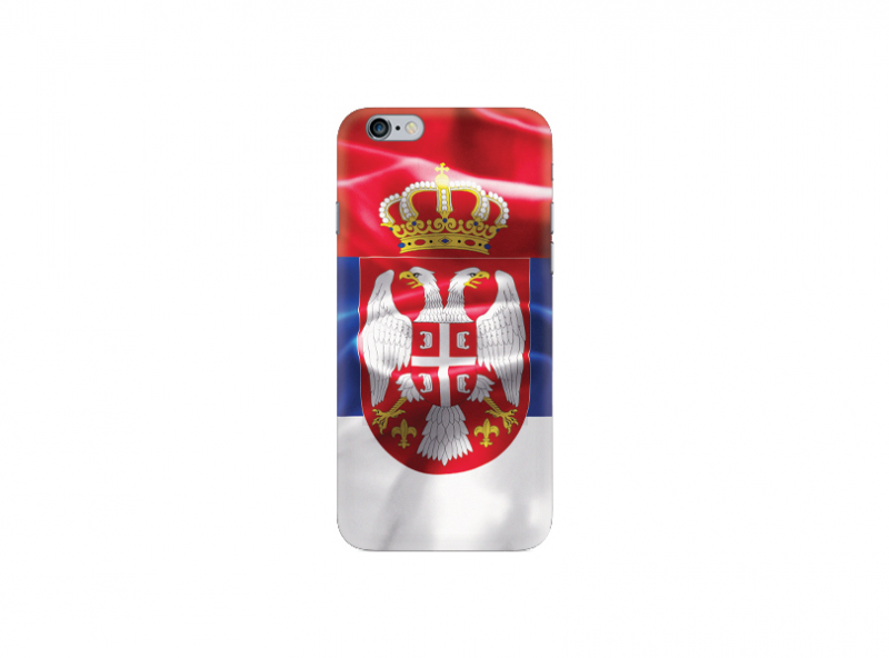 Torbica silikonska Print za iPhone 6 4.7 D00561 SRB zastava