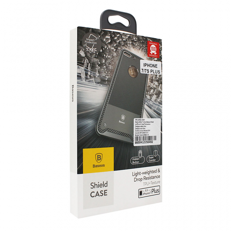 Torbica Baseus Shield za iPhone 7 plus/7S plus siva
