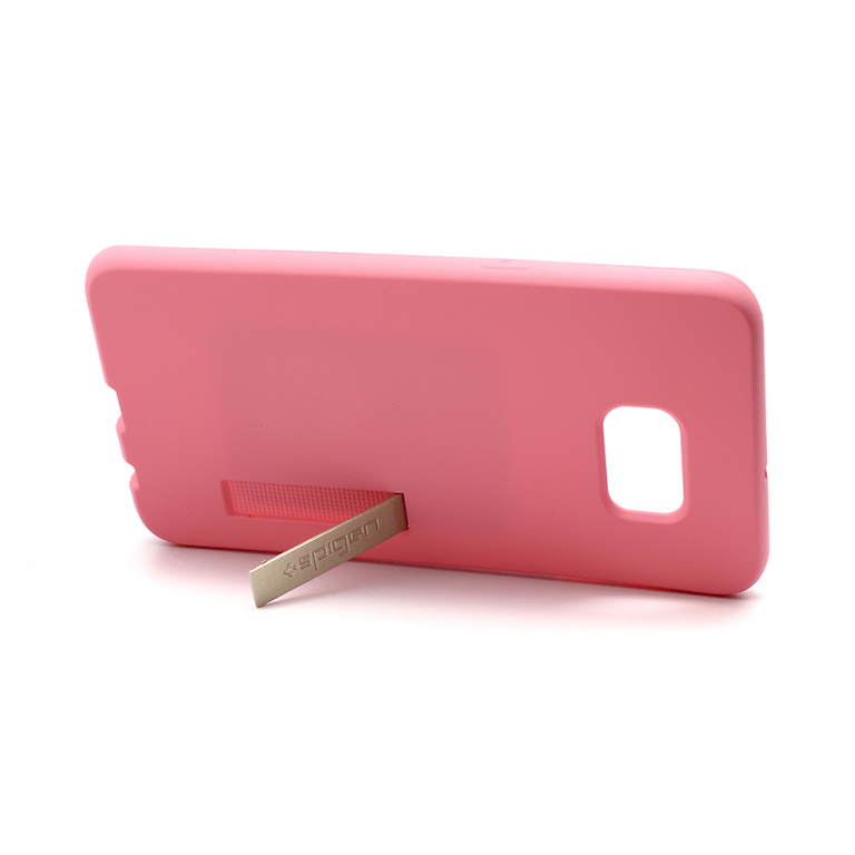 Torbica silikonska Spigen color za Samsung G928 S6 Edge+ roze