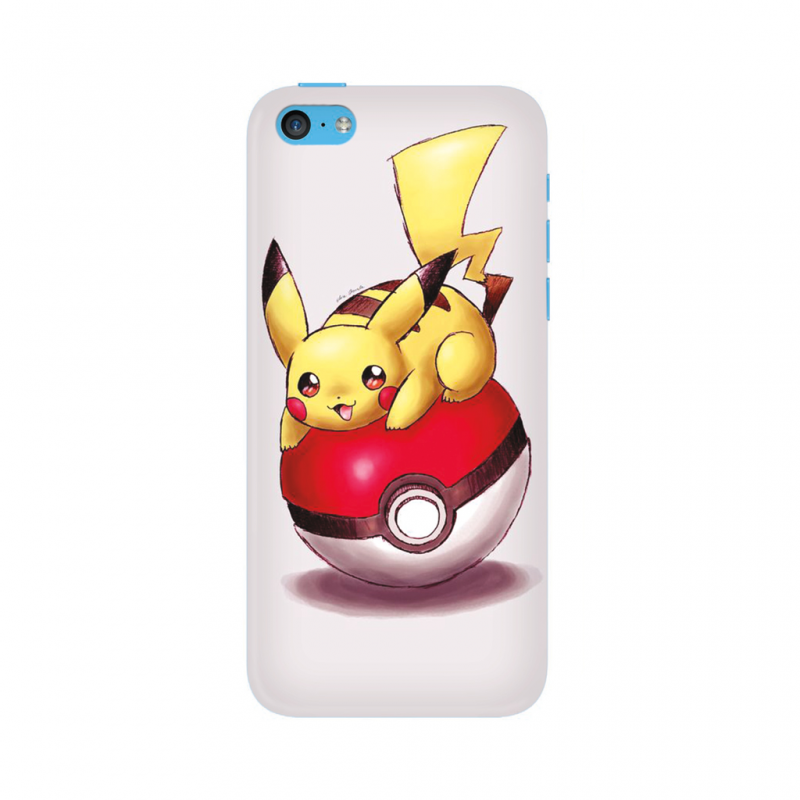 Torbica silikonska Print Skin za iPhone 5C Pokemon on a ball