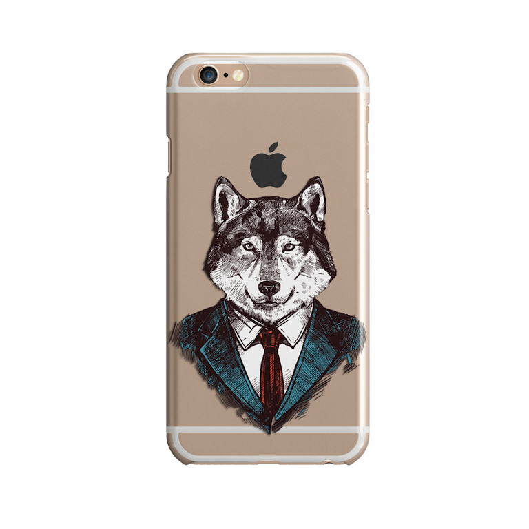 Torbica silikonska Print Skin za iPhone 6/6S CC 1328 Business Wolf