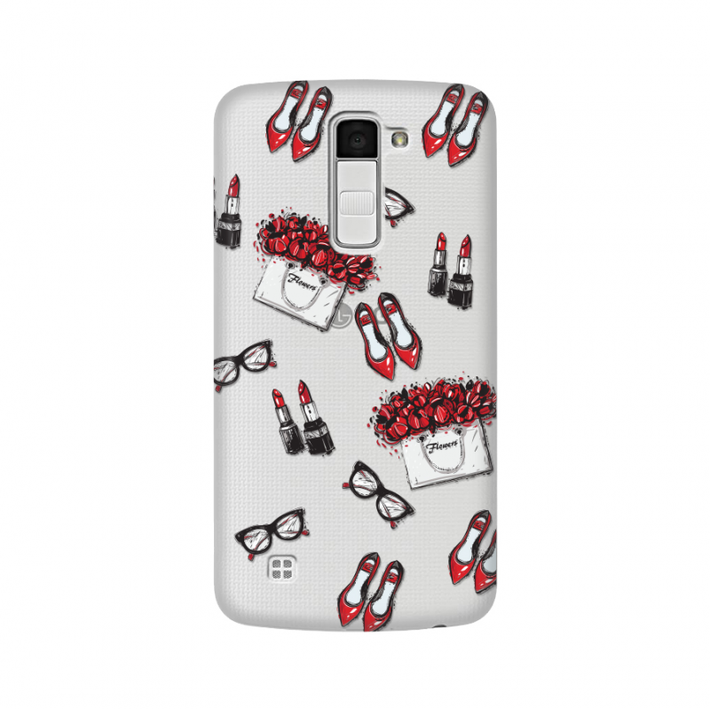 Torbica silikonska Print Skin za LG K10/K420N CC-470 Red Love