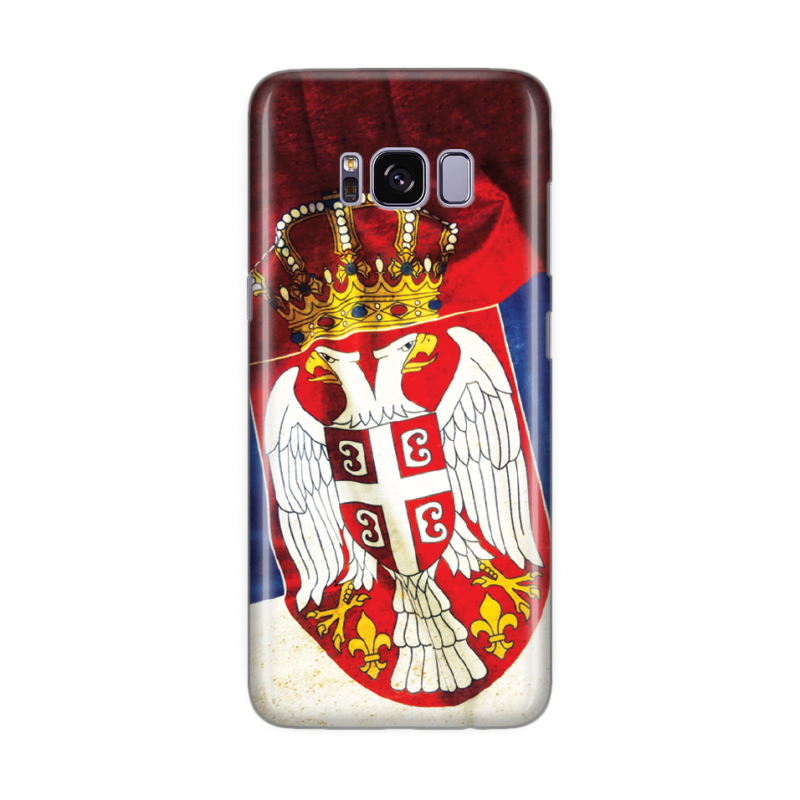 Torbica silikonska Print Skin za Samsung G955 S8 Plus D00121 SRB Zastava