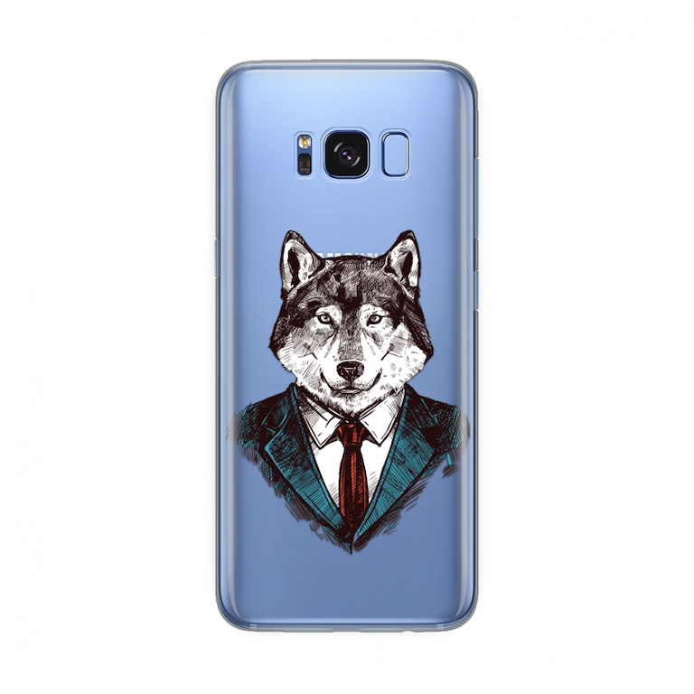 Torbica silikonska Print Skin za Samsung G950 S8 CC 1328 Business Wolf