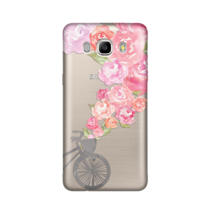 Torbica silikonska Print Skin za Samsung J710F Galaxy J7 2016 Dreamy watercolor bike