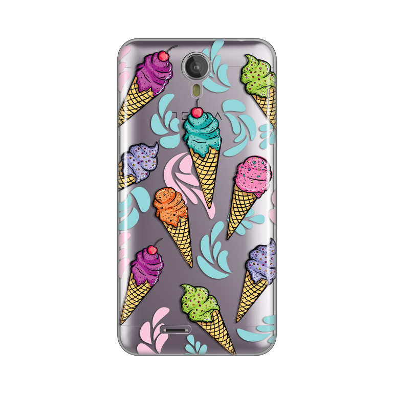 Torbica silikonska Print Skin za Tesla smartphone 6.2 Ice Cream Flavors