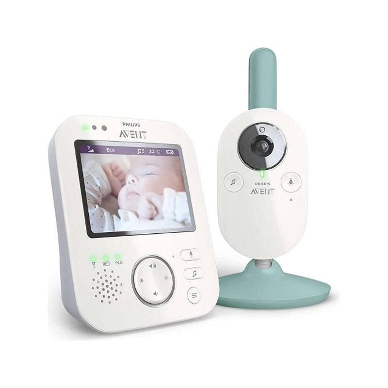 Avent alarm za bebe sa Video monitorom - Digitalni, Light Blue