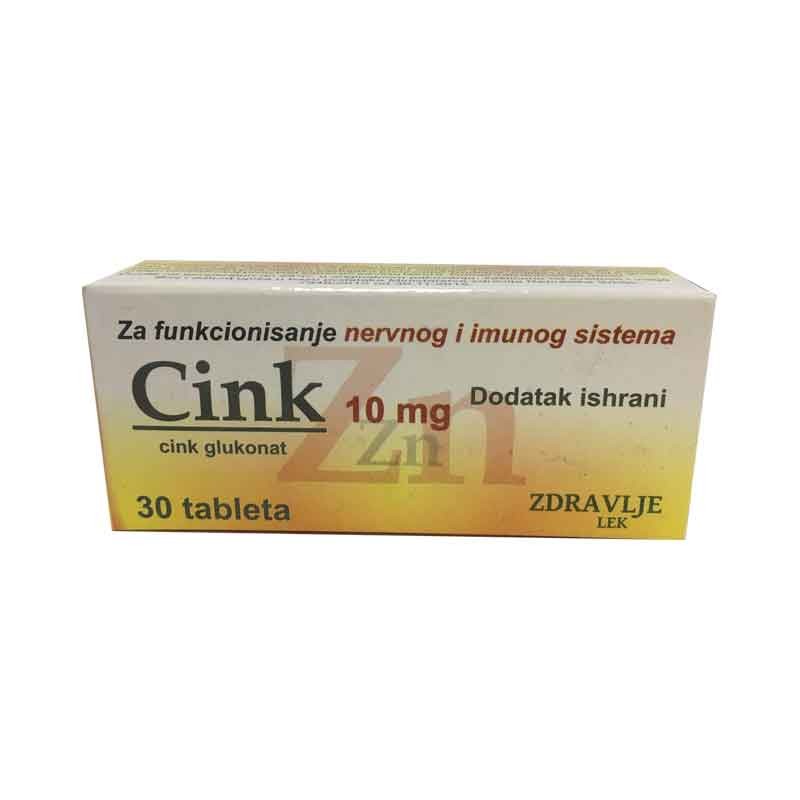 Cink, 30 Tableta