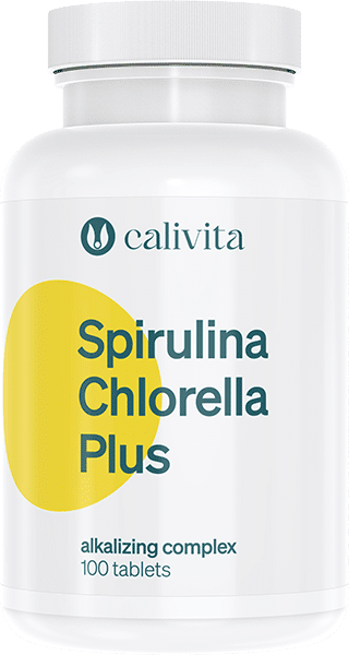 Spirulina Chlorella Plus CaliVita 100 tableta