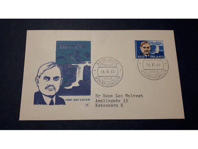 FDC Island 1965.  - 4.