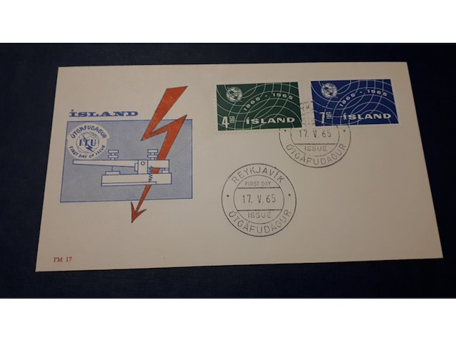 FDC Island 1965.  - 1. UIT