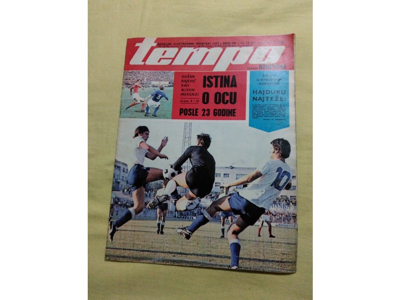 Tempo broj 291, poster FK Celik