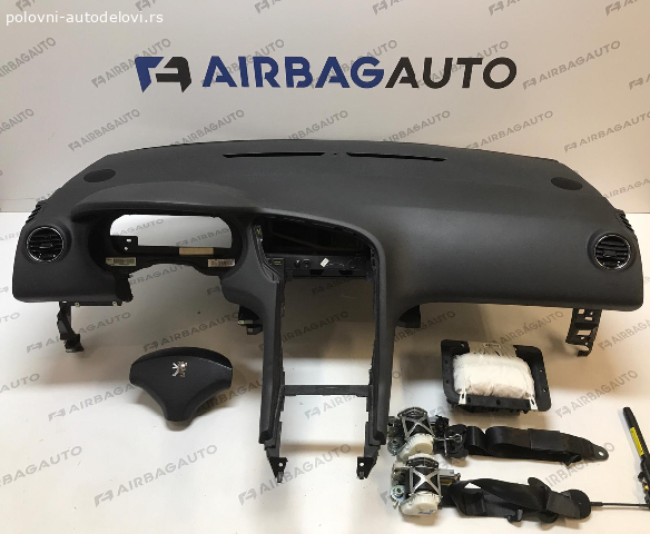 PEUGEOT 5008 SET AIRBAG SET VAZDUŠNI JASTUK POJASI TABLA