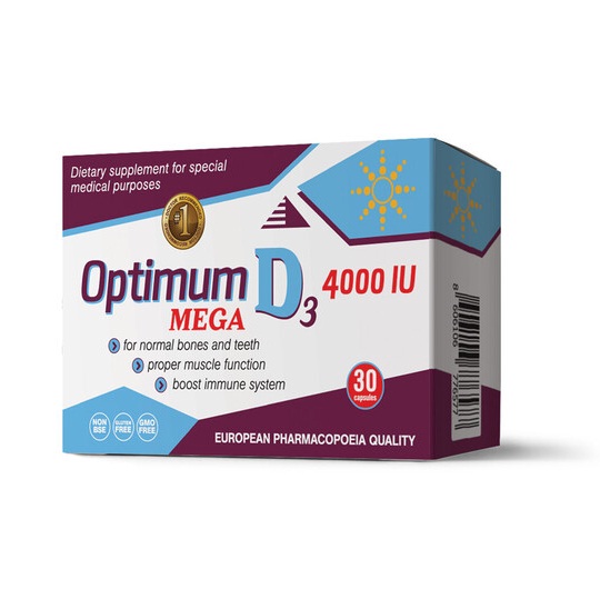 Biofaktor optimum D3 4000 IU mega (30 kapsula)