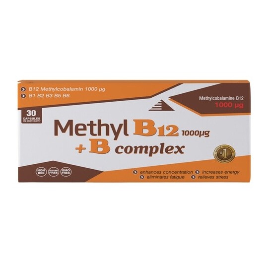 Biofaktor methyl B12 1000 µg + B complex, vitamin B12