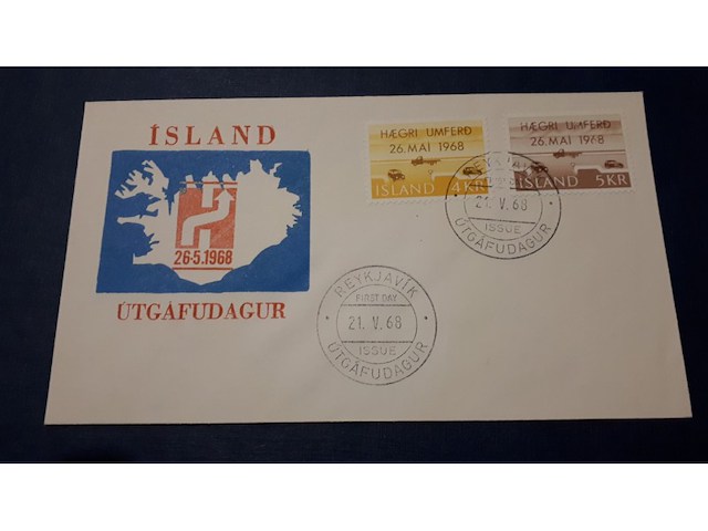 FDC Island 1968. - 2.