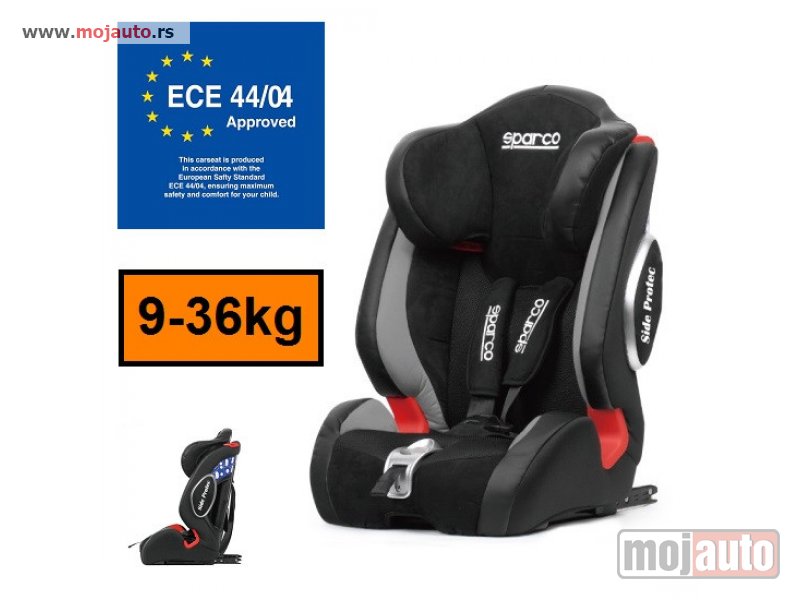 SPARCO DEČIJE SEDIŠTE 1,2,3 OD 09-36KG