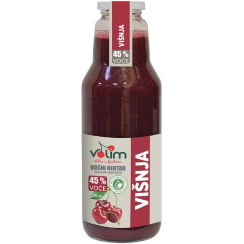 Kašasti voćni nektar višnja 750ml