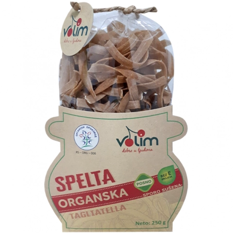 Organska testenina sa speltom – tagliatella