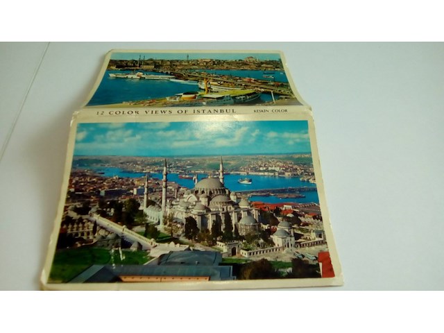 12 color views of Istambul  Veduta