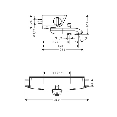 HANSGROHE ECOSTAT SELECT TERMOSTAT 13141000