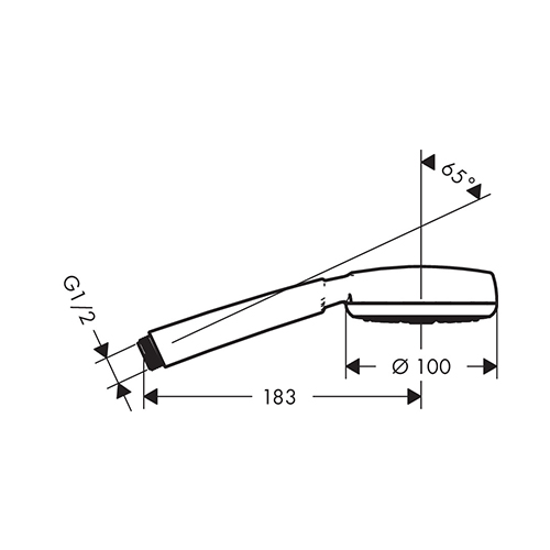 HANSGROHE TUŠ RUČICA CROMETTA 100 1JET 26829400