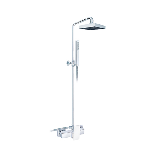 ROSAN QUADRO BATERIJA ZA TUŠ KADU SA USPONSKIM I RUČNIM TUŠEM – WHITE JQ37251W