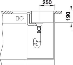 BLANCO METRA 45 S Compact SILGRANIT® PuraDur®