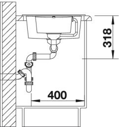 BLANCO METRA 6 S Compact SILGRANIT® PuraDur®