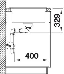 BLANCO SONA 8 S SILGRANIT® PuraDur®