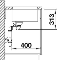 BLANCO SUBLINE 340/160-U