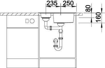 BLANCO TIPO 6 BASIC Inox (plemeniti čelik)