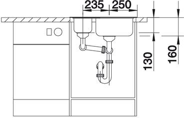 BLANCO TIPO 6 PLEMENITI ČELIK Inox (plemeniti čelik)