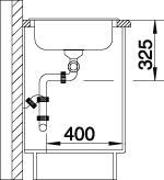 BLANCO TIPO 8S INOX Dorada četkom Inox (plemeniti čelik)