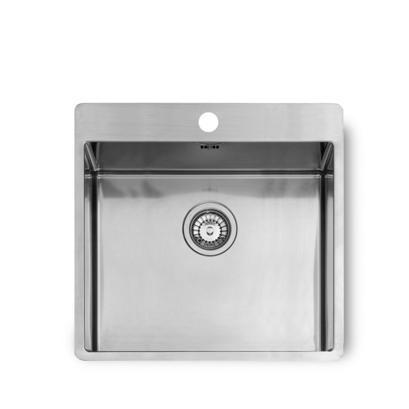 Metalac inox usadna podgradna sudopera Quadro Artinox 500 B ø90