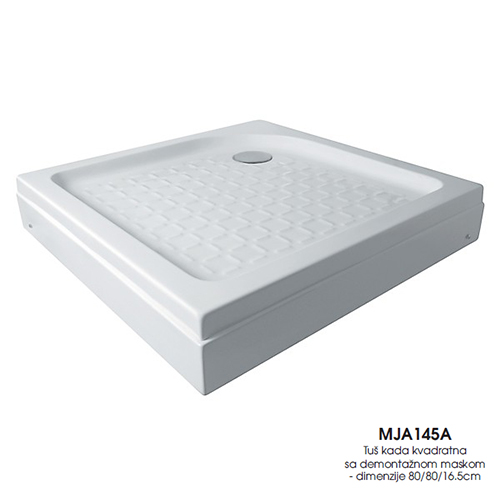 MINOTTI TUŠ KADA 80 X 80 sa demontžnom maskom MJA145A