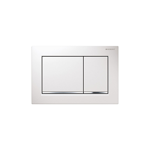 GEBERIT TIPKA OMEGA 30 bela / sjajna hrom / bela 115.080.KJ.1