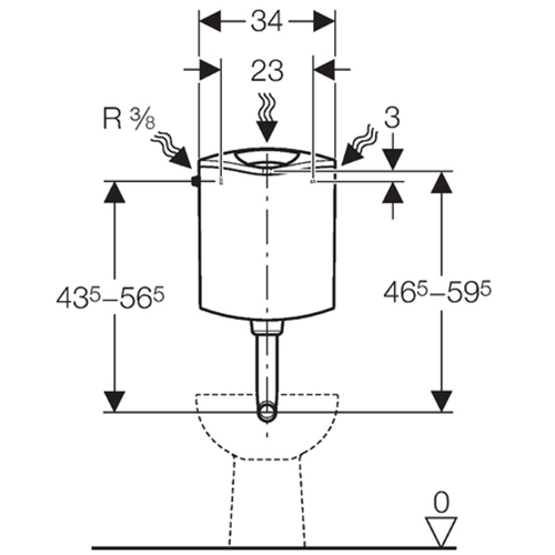 VODOKOTLIĆ GEBERIT AP 116