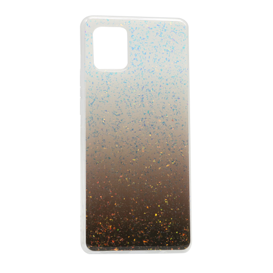 Futrola Glitter Ombre za Samsung N770F/A815F Galaxy Note 10 Lite/A81 crna