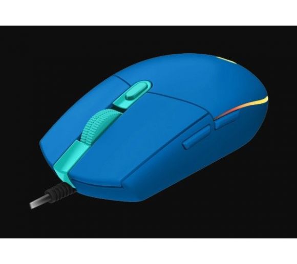 Logitech - Logitech G102 Lightsync Gaming Wired Mouse, Blue USB