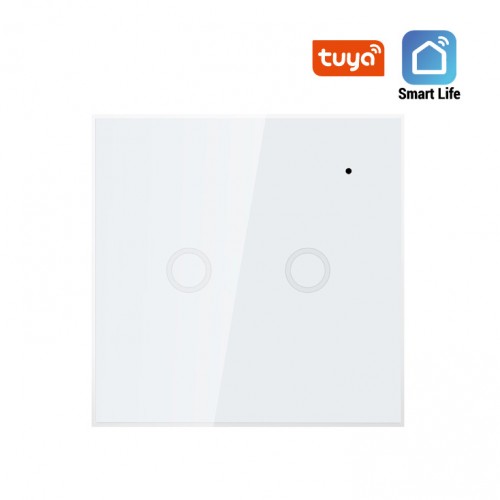 Smart prekidač svetla 2x5A Wi-Fi WFPS-W2/WH