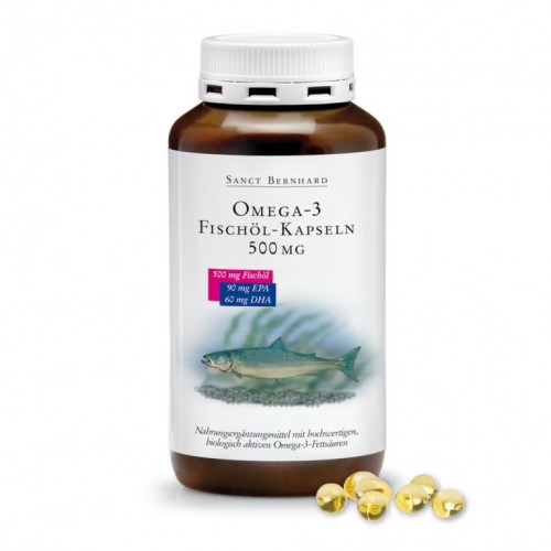 Krauterhaus Sanct Bernhard Omega 3 kapsule ribljeg ulja - 400 kom