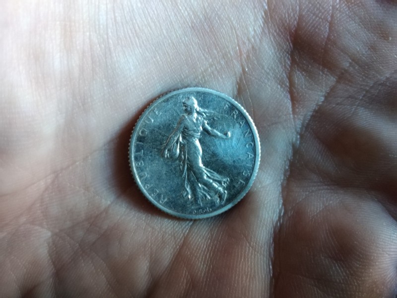 1 Franc 1917. XF