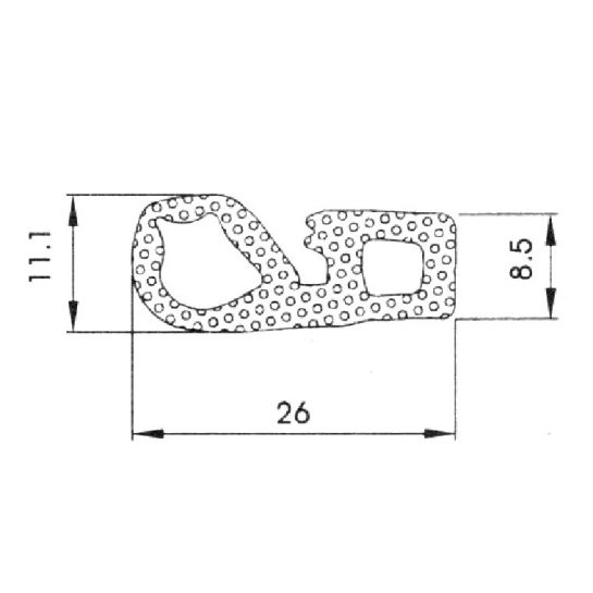 Gumeni profil sunđerasti – C616