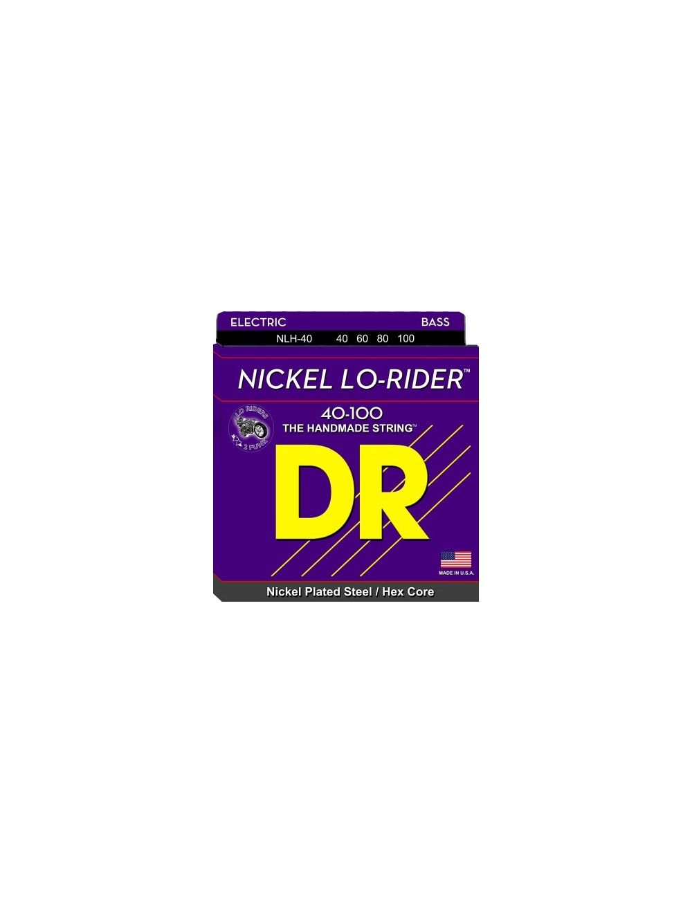 DR Strings Nickel Lo-Rider NLH 40