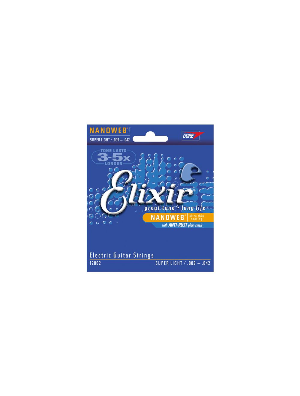 Elixir 12002 Nanoweb Electric Super light 009-042