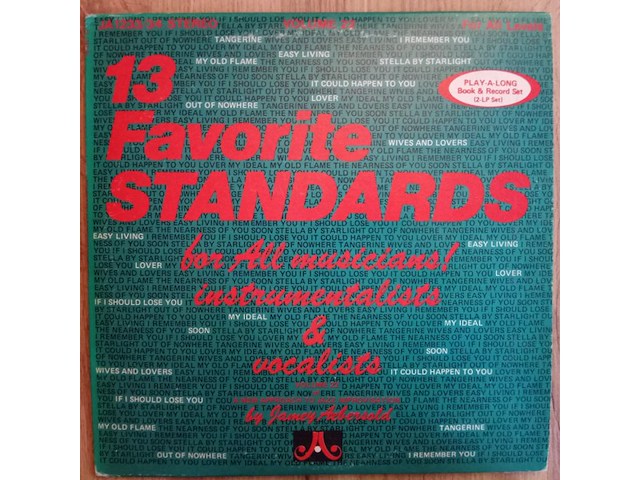 Jamey Aebersold ‎– 13 Favorite Standards 2LP